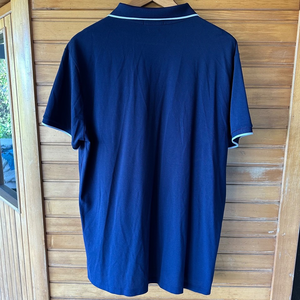 AO Australian Open Polo Shirt Ralph Lauren Tennis Blue Size XL Men's ...