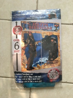 Pirates of the Caribbean Scene Setter Wall Decorating Kit | eBay