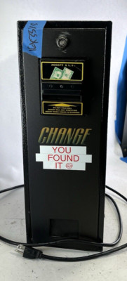 VM-010 Dollar Bill Coin Change Machine (NO KEY NEEDS NEW LOCK) SEE ...