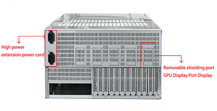 6U 4GPU / 6GPU AI Server Liquid cooling Chassis 8*3.5" + 6*PCIe 4.0 x16 ...
