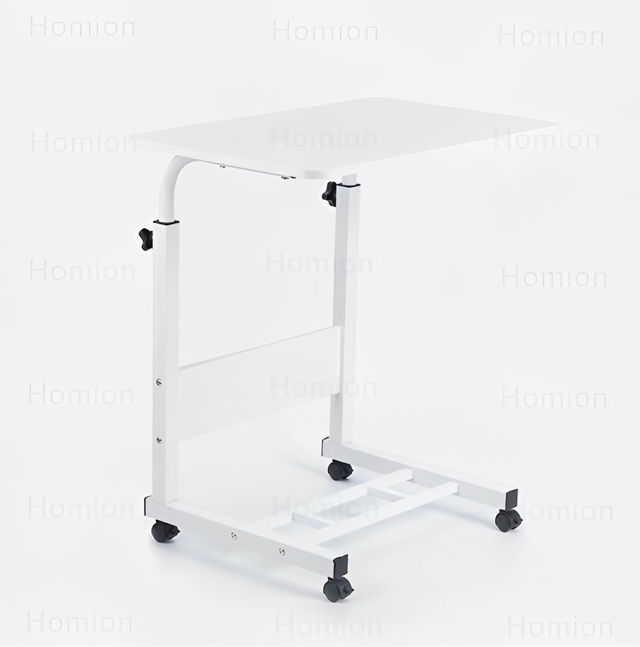 Adjustable Portable Computer Laptop Table Desk Stand Bed Tray Wheels ...
