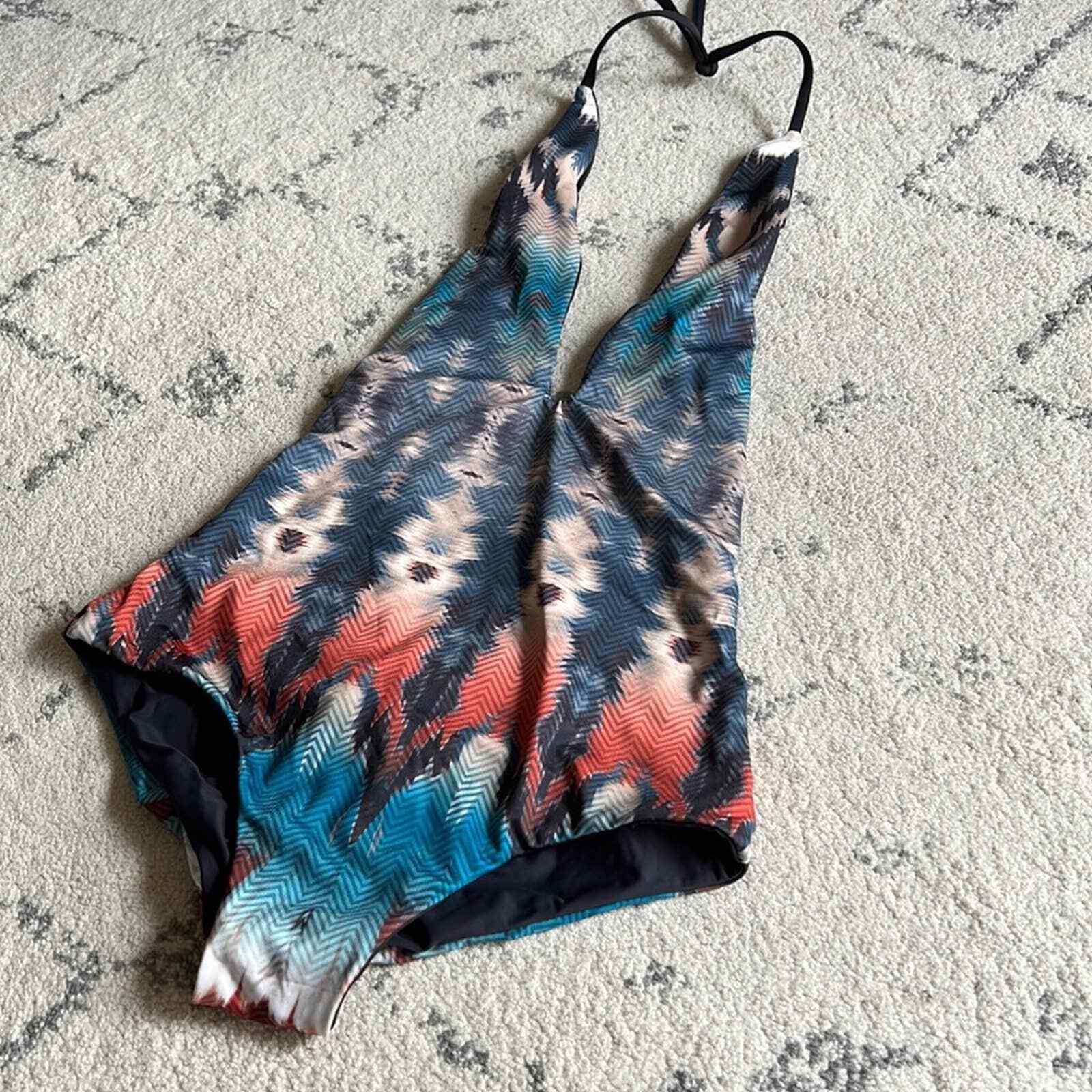 Water Glamour Revolve Reversible Swimsuit XS - Gem