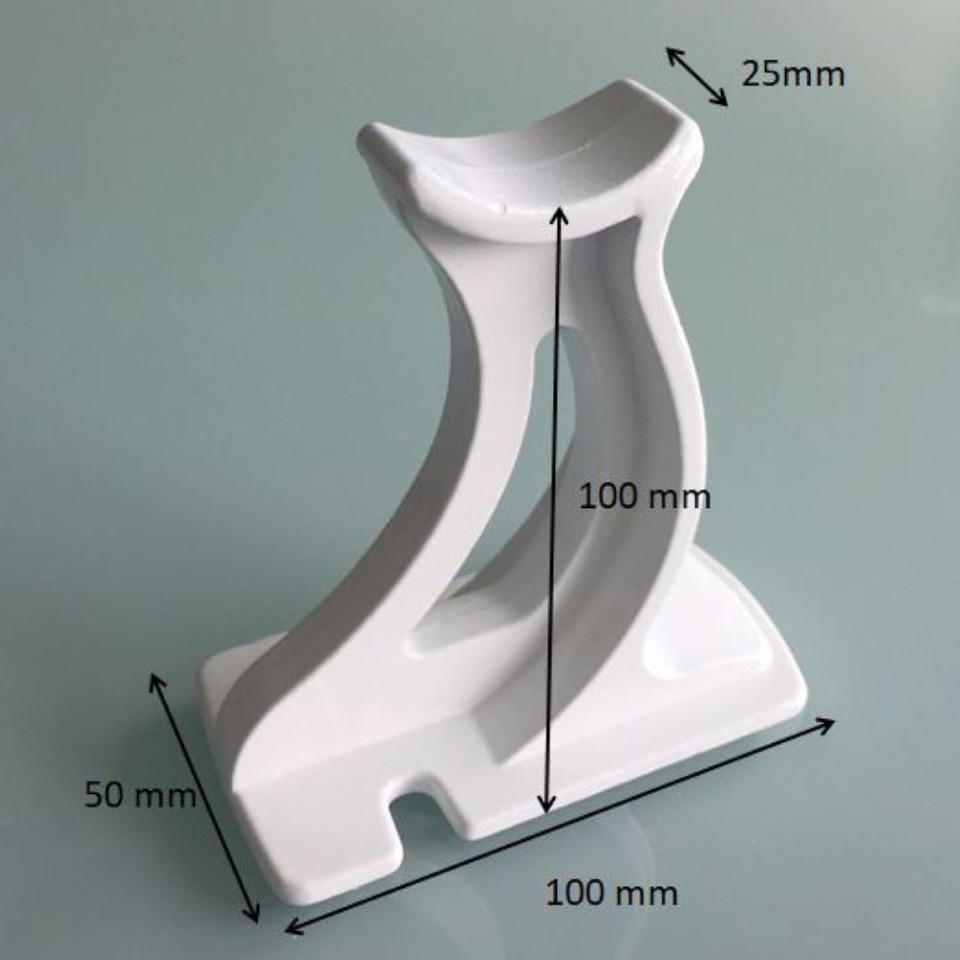 Column Radiator Support Feet WHITE for Cast Iron Traditional 100 mm ...