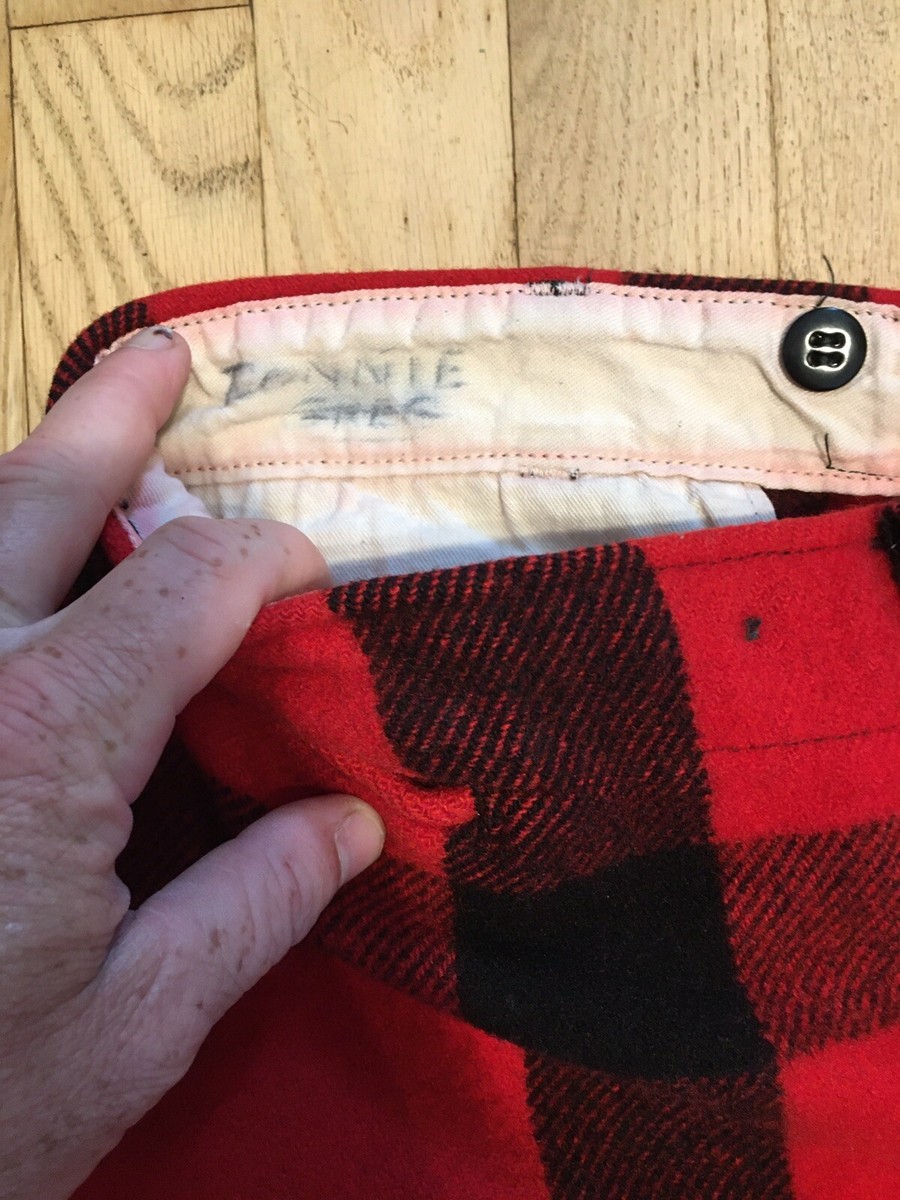 chippewa woolen mills Vintage Pants Buffalo Plaid Pattern chippewa woolen mills Vintage Pants Buffalo Plaid Pattern