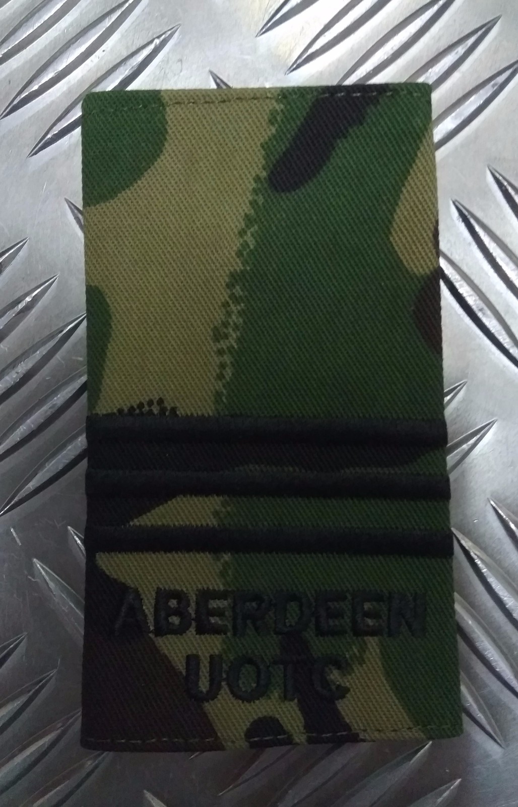 Genuine British Army "Aberdeen UOTC" DPM Camo Rank Slide Various Ranks ...