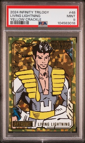 2024 Marvel The Infinity Trilogy LIVING LIGHTNING /149 ⚡️Yellow Crackle ...