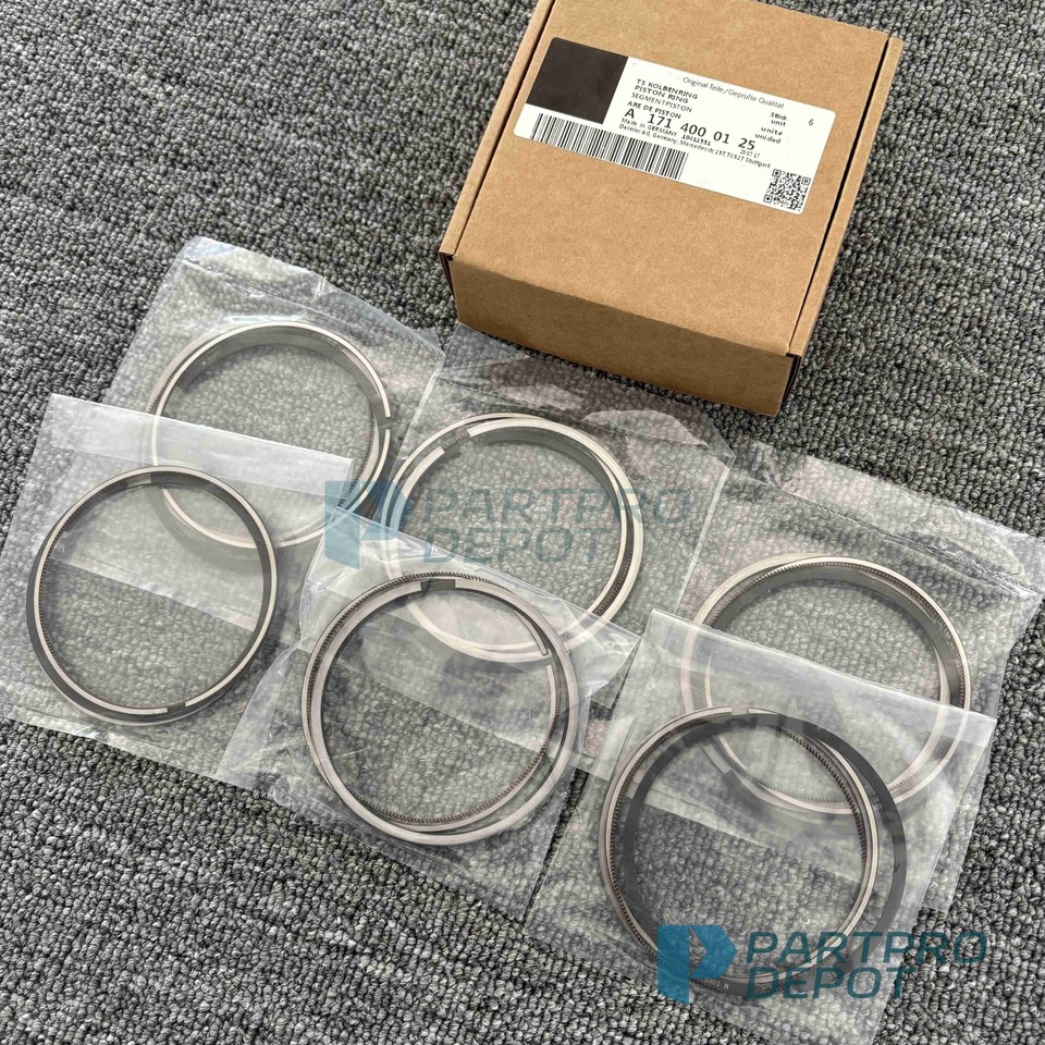 6 Piston Rings Set Std Fit For Mercedes 07-17 Sprinter V6 3.0L OM642 ...