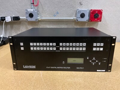 Lightware MX-FR17 17x17 Digital Matrix Router With Cards HDMI See ...