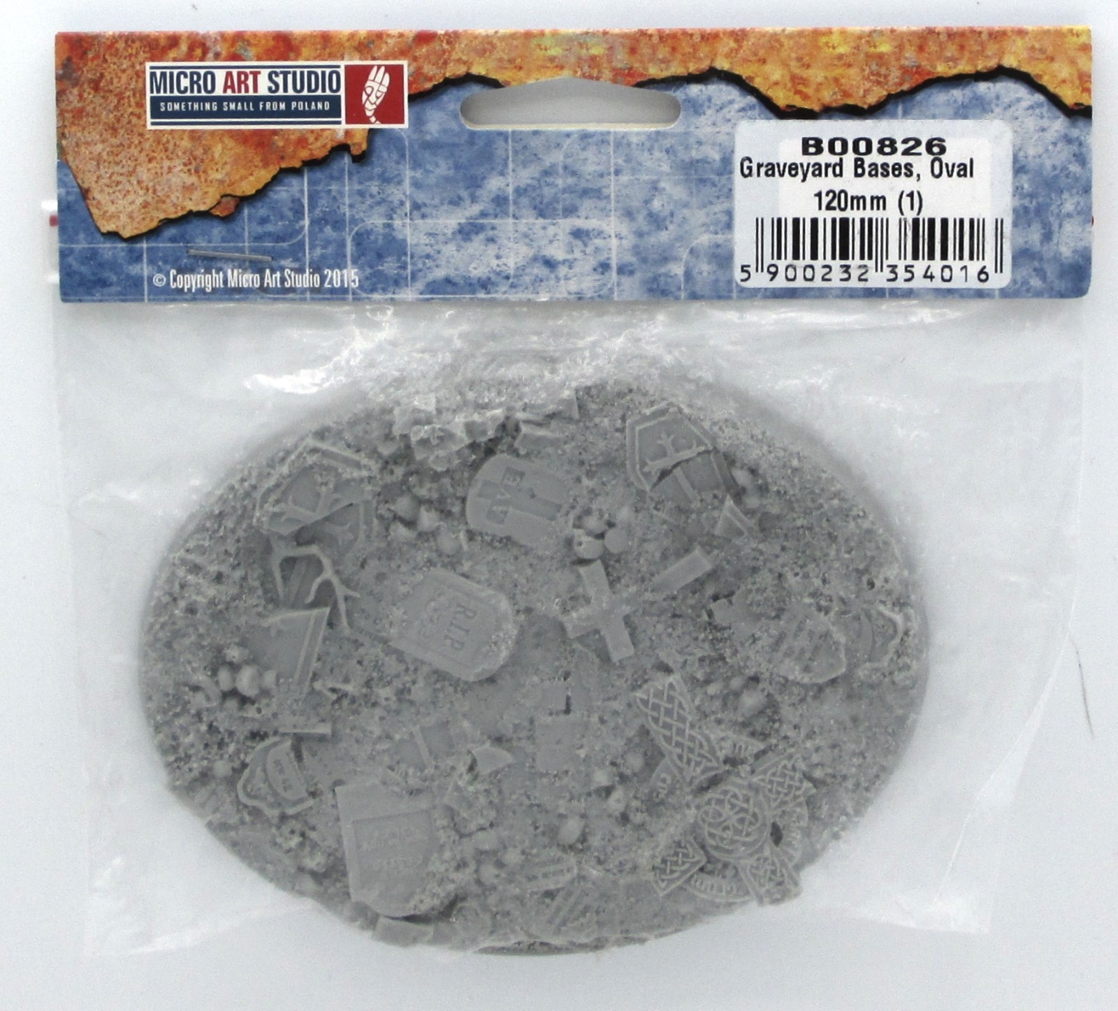 Micro Art Studio B00826 Graveyard Bases Oval 120mm (1) Cemetery ...
