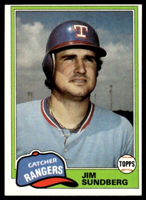 1981 Topps Jim Sundberg Texas Rangers #95 | eBay