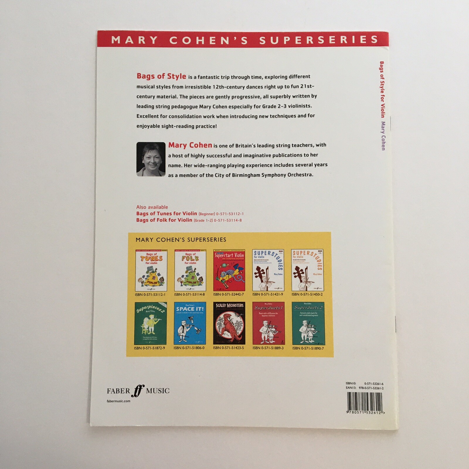 Mary Cohen's Superseries: Bags of Style for Violin by Mary Cohen, Grade ...