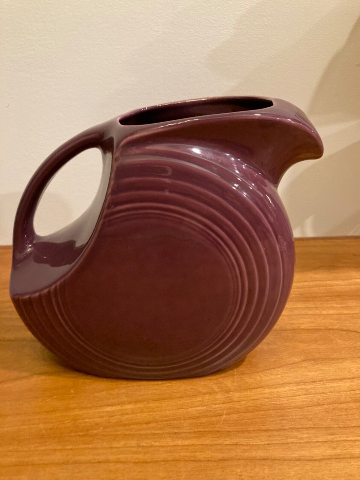 Vintage Fiesta Fiestaware Plum Purple Large Disk Pitcher | eBay