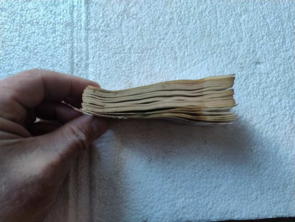 Job lot of approx. 100 Russian banknotes, matched numbers, 1 rouble ...