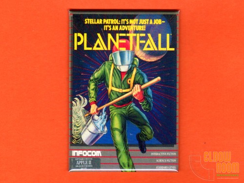 Planetfall box art 2x3" fridge/locker magnet Infocom interactive ...