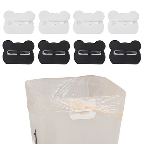 4Pcs Anti-Slip Garbage Can Fixed Clips Patch Paste Trash Bag Clip | eBay