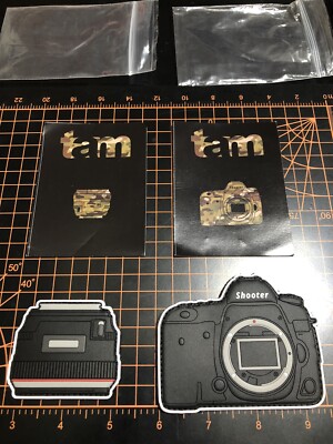 Camera And Lens Shooter Morale Patches By TAM | eBay