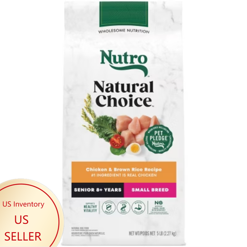 Nutro Natural Choice Chicken, Vegetable and Rice Flavor Senior Dry Dog ...