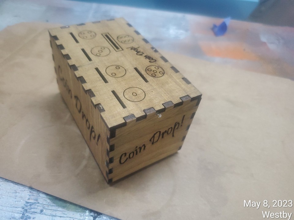 Homemade Penny Coin Drop Game | eBay