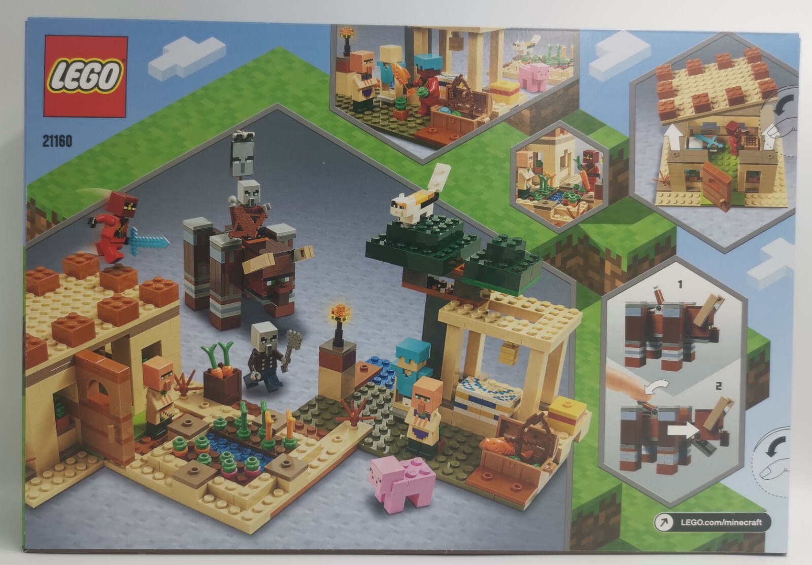 LEGO 21160 Minecraft Der Illager Überfall NEU OVP EOL Versiegelt | eBay.de