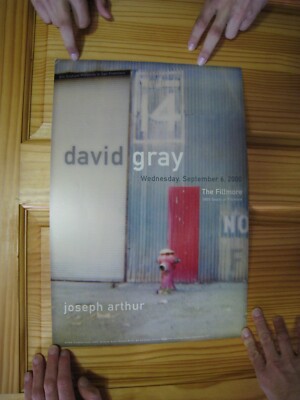 David Gray Poster Fillmore Warehouse Shot September 6 2000 | eBay Australia