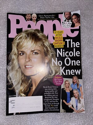 PEOPLE MAGAZINE June 3, 2024 THE NICOLE SIMPSON NOBODY KNEW Ben ...