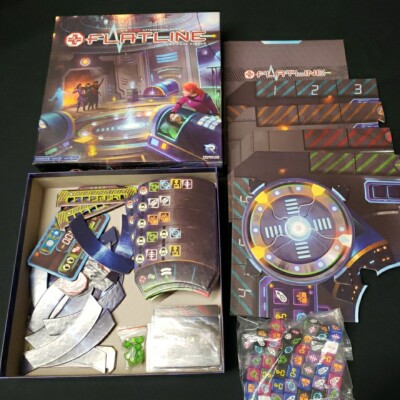 Flatline Board Game FUSE Aftershock Renegade Kane Klenko real time dice ...
