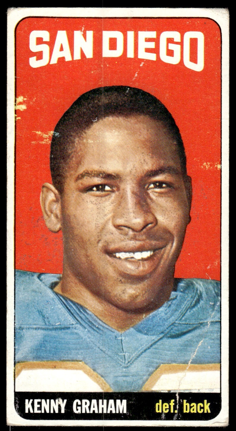 1965 Topps Kenny Graham RC San Diego Chargers #159 | eBay