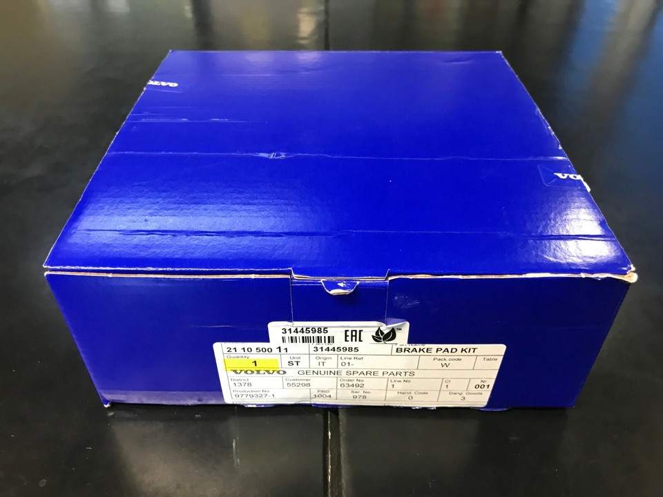 GENUINE VOLVO FRONT BRAKES - BRAKE PADS XC60 31445985 MY 2016 / 2017 | eBay