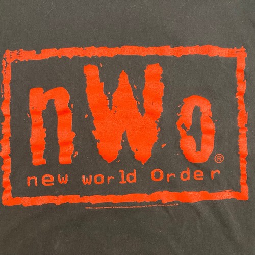 NWO No Mercy Red & Black Wolfpack VTG The Planet Inc. T-Shirt XL WCW ...
