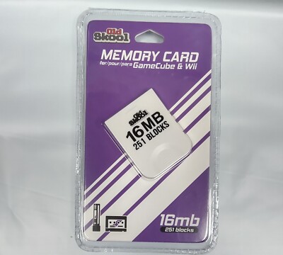 16 MB (251 Blocks) Memory Card for Nintendo GameCube and Original Wii ...