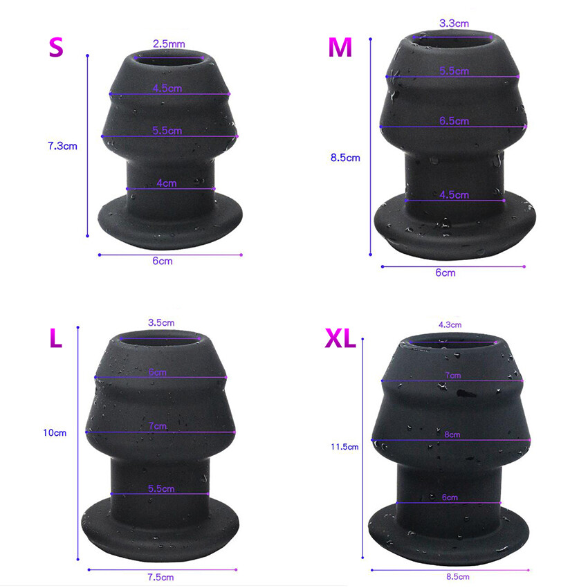 Hollow-Prostate-Anal-Butt-Plug-Massager-Large-Tunnel-Probe-Use ...
