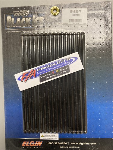 ELGIN BLACK ICE ICE300577 Small Block Chevy 350 383 400 7.900" Push Rod ...