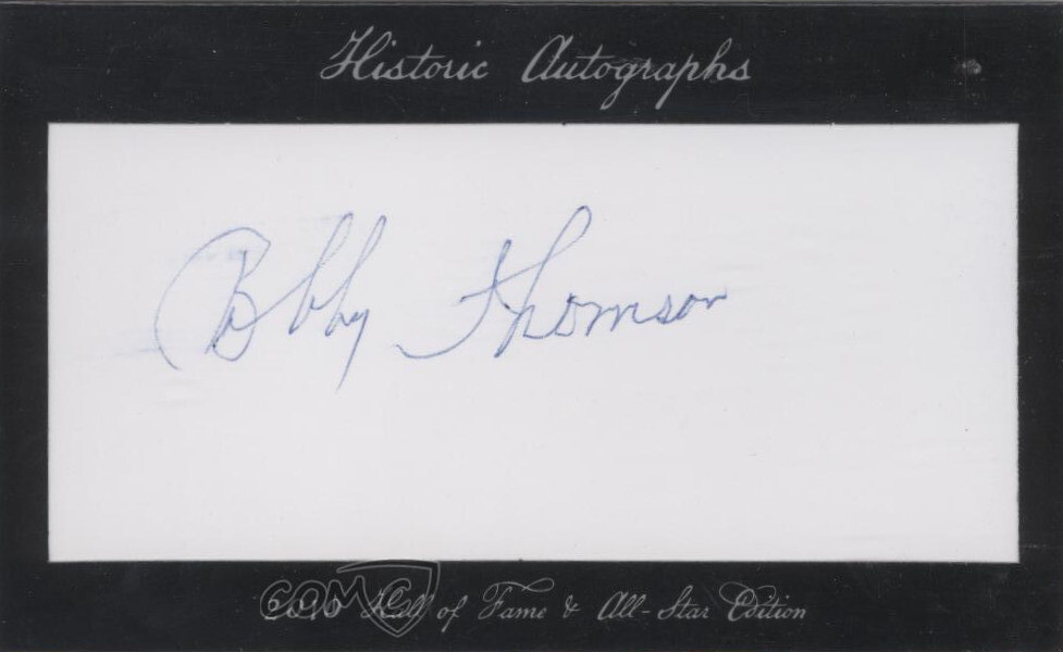 2010 Historic Autographs Cut Autographs - Hall of Fame & All-Star ...