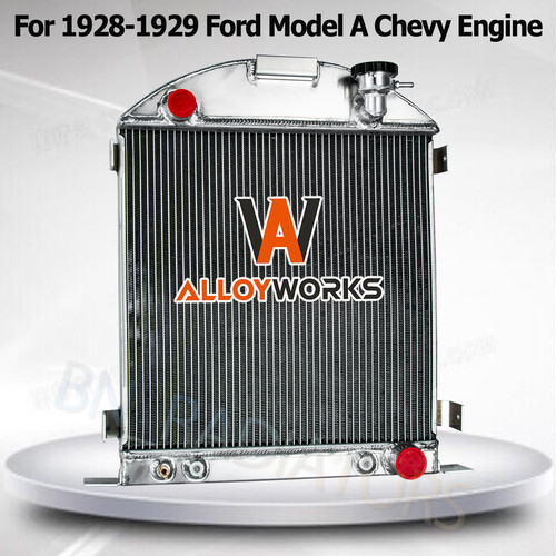 Aluminum 3 Row Radiator For Ford Model A Chevy Engine Configuration ...
