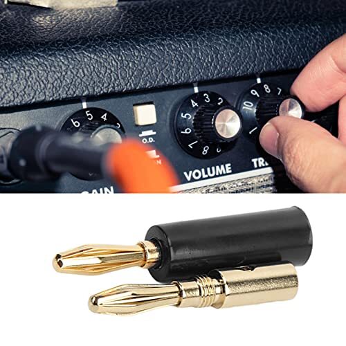 Straight Speaker Connector 10 Rust Proof Insulated Banana Plugs for ...