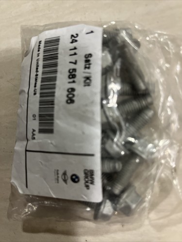 New Genuine Automatic Transmission Oil Pan Bolt Set 24117581606 BMW OEM ...