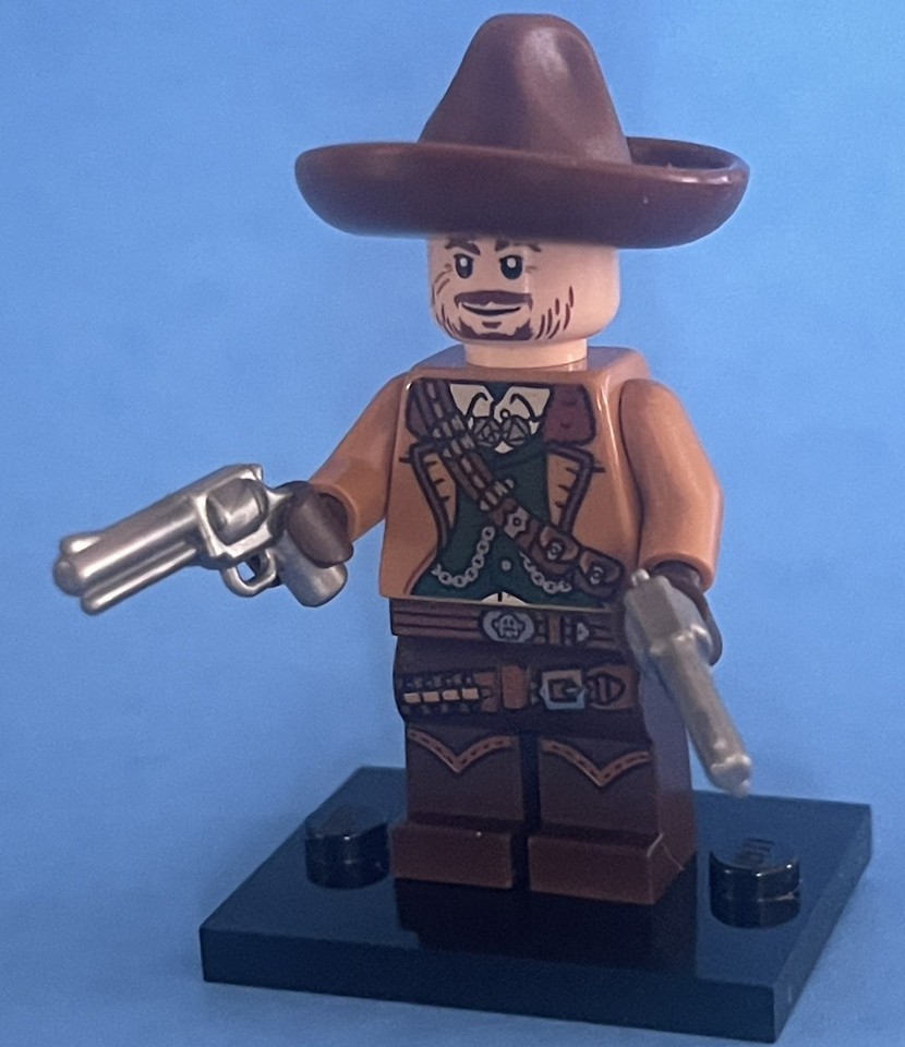 Lego Cowboy Light FLESH CHARRO western bandit w brick warriors sombrero ...