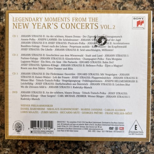 Legendary Moments From New Year's Concerts Vol 2 Leonard Bernstein 3 ...