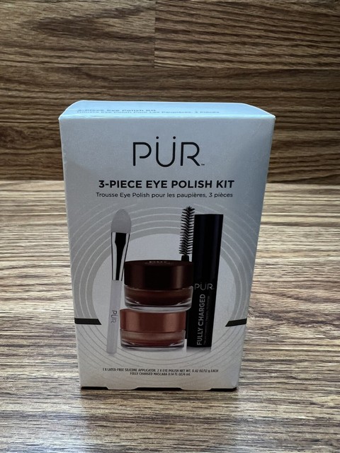 PUR 3 Piece Eye Polish Kit Mascara 2x Eye Polish Applicator for sale ...