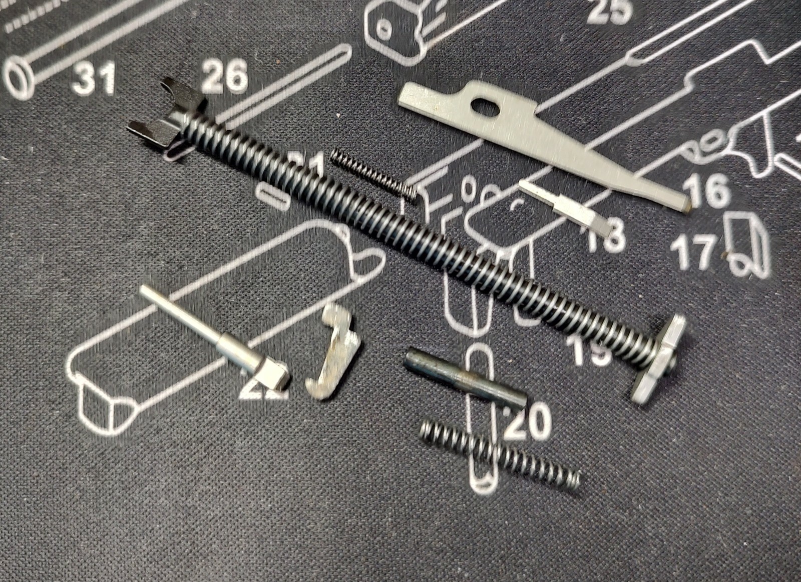 Ruger Mark IV Bolt Assembly Parts Lot MK IV 22LR - No Bolt Included | eBay