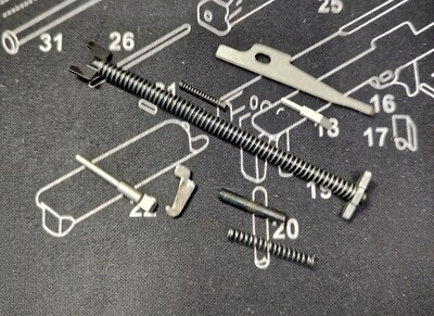 Ruger Mark IV Bolt Assembly Parts Lot MK IV 22LR - No Bolt Included | eBay