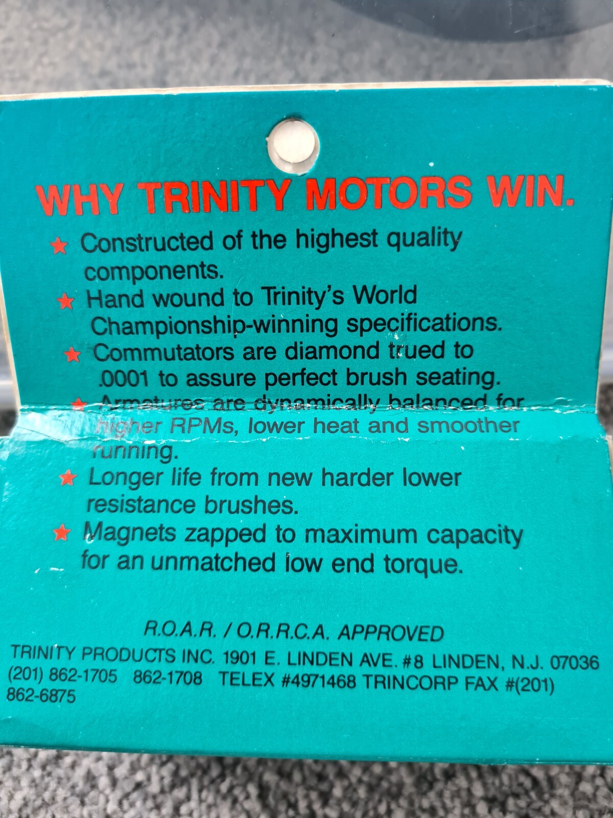 NEW Vintage Trinity World Champions Monster Horsepower Silver Endbell ...