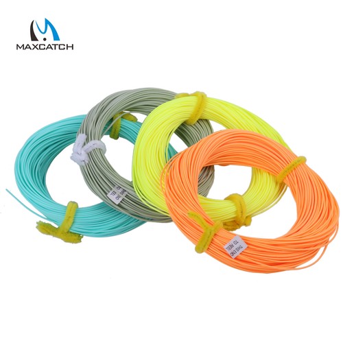 Maxcatch Fly Fishing Line WF2/3/4/5/6/7/8F Weight Forward Floating 4 ...