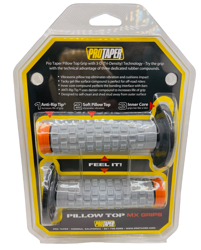 Pro Taper Pillow Top Handlebar Grips for Dirt Bike Motorcycles Enduro ...