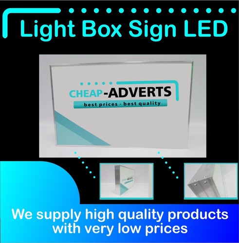 One-sided LED Light Box 70 cm x 35 cm - Custom Shop Sign | eBay
