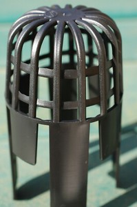 2 x Gutter Down pipe Balloon Trap Stopend Outlet Balloon Leaf Guard | eBay