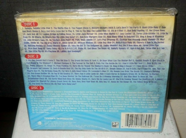 150 Fun Songs for Kids by The Countdown Kids (CD, Jul-2005, 3 Discs ...
