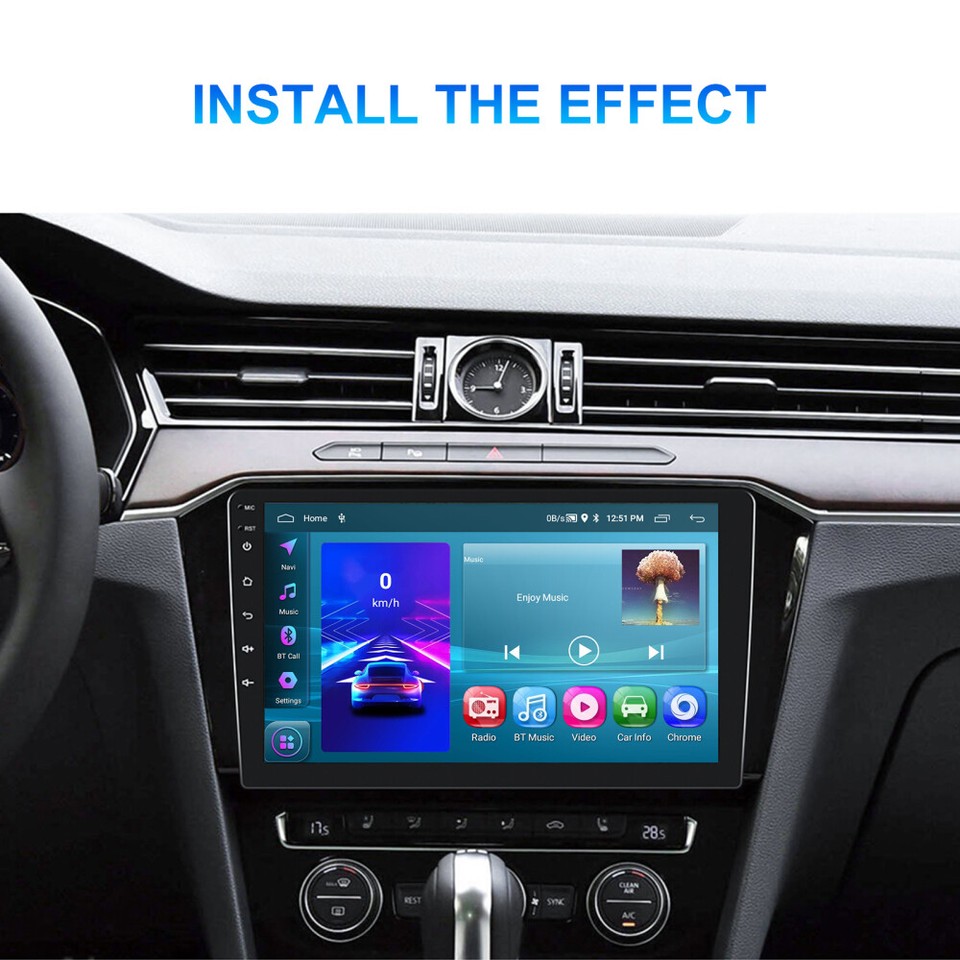 2+64GB 9" Android 13 Double 2Din Car Stereo Carplay GPS Navi WiFi BT ...