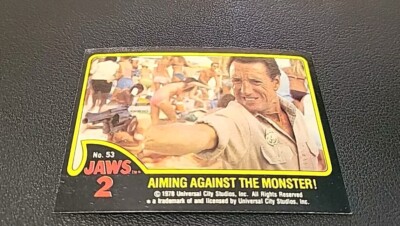 Jaws 2 Trading Cards 1978 Topps # 53 | eBay