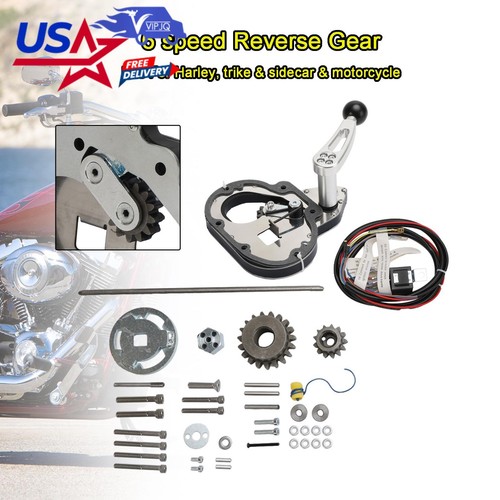 6 Speed Reverse Gear Fit For Harley w Billet Knob Trike Sidecar ...